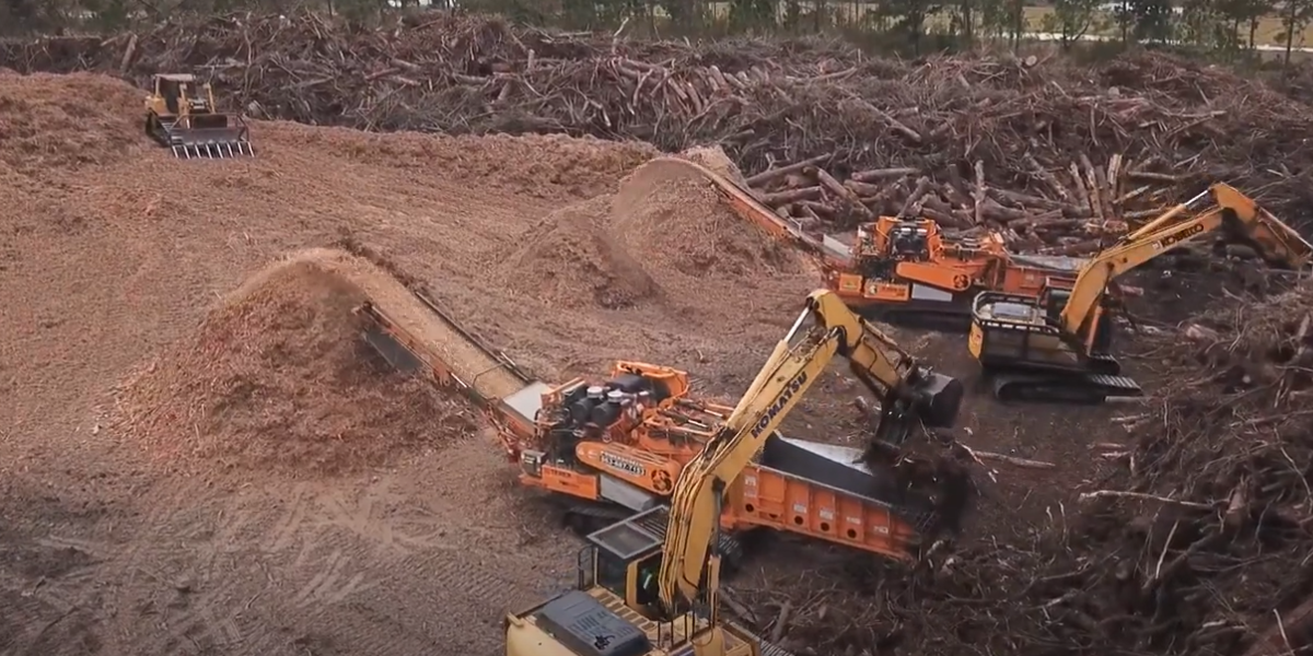 CBI Terex | Horizontal Grinders | Industrial Wood Chippers