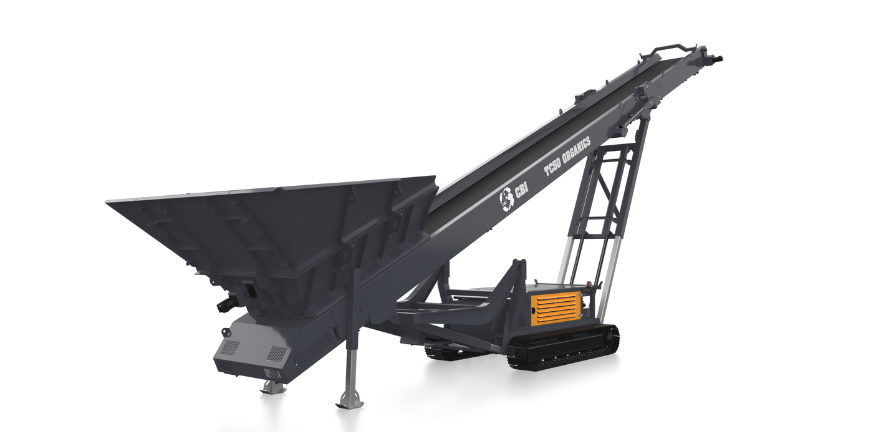 Tracked Mobile Stacker Conveyor | TC50 Organics | CBI