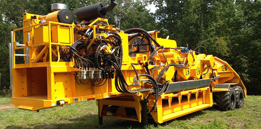 604NL Flail Debarker | Four Roll Flail | Tree Debarking Machine