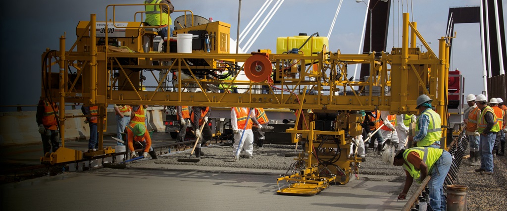 Bid-Well | Work Bridge | Concrete Paving Machine