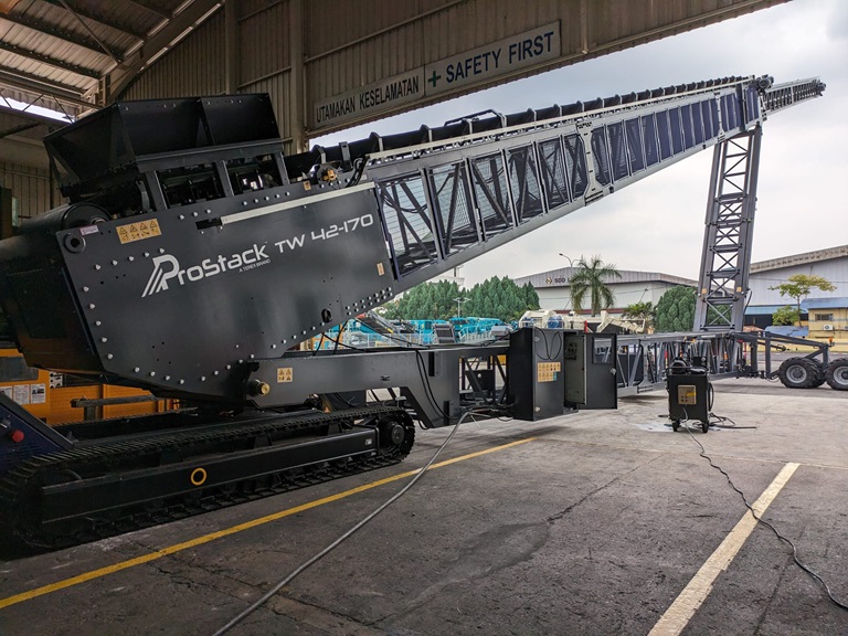 Telescopic Stockpiling Conveyor | TW 42-170 | Prostack