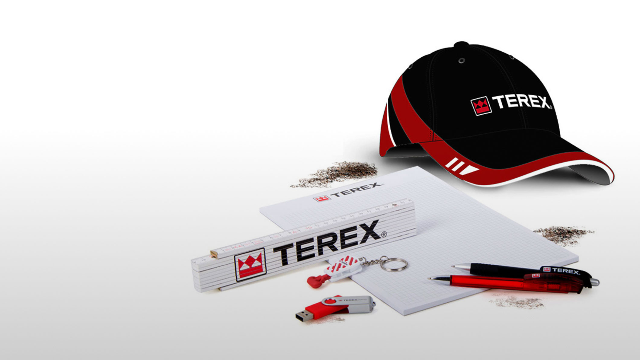 Merchandise at Terex | Hats, T-shirts, Outerwear, Models, Stickers